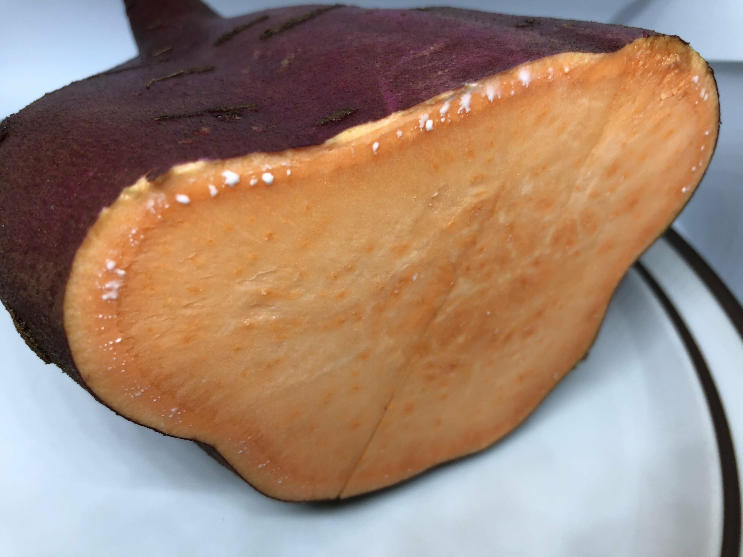 What's the white liquid that oozes from sweet potatoes?