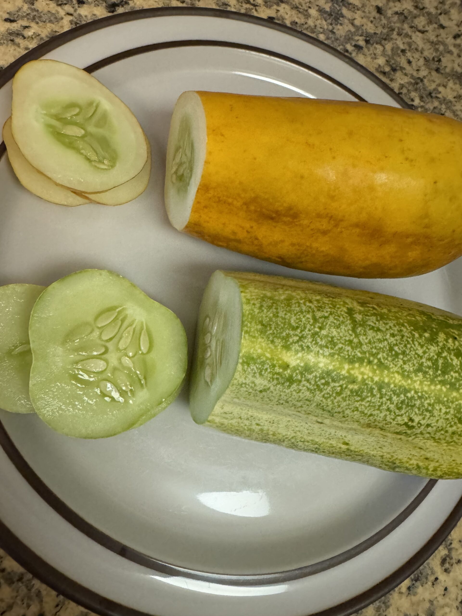 Yellow cucumber?